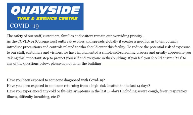 COVIS - Quayside Tyre & Service Centre