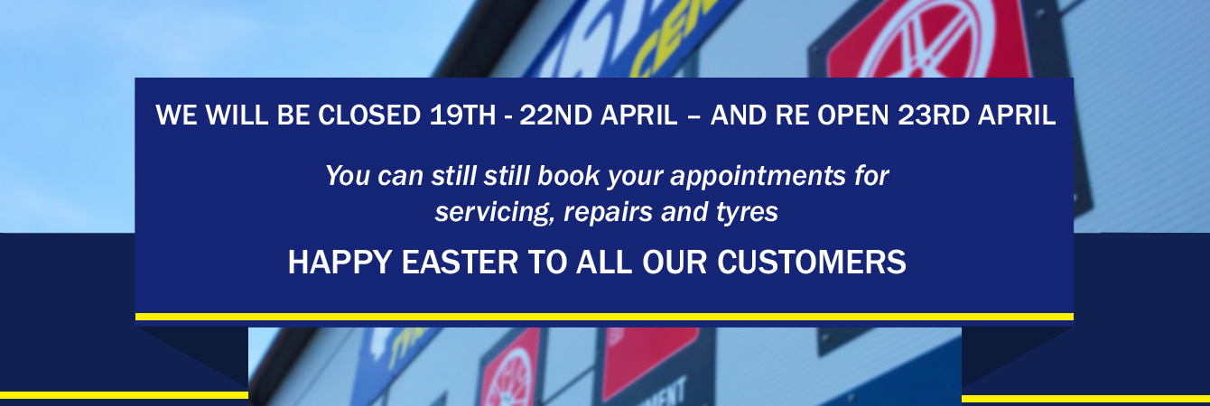Easter Banner - Quayside Tyre & Service Centre